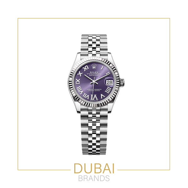 Rolex Datejust – Purple Roman Dial with Diamond VI